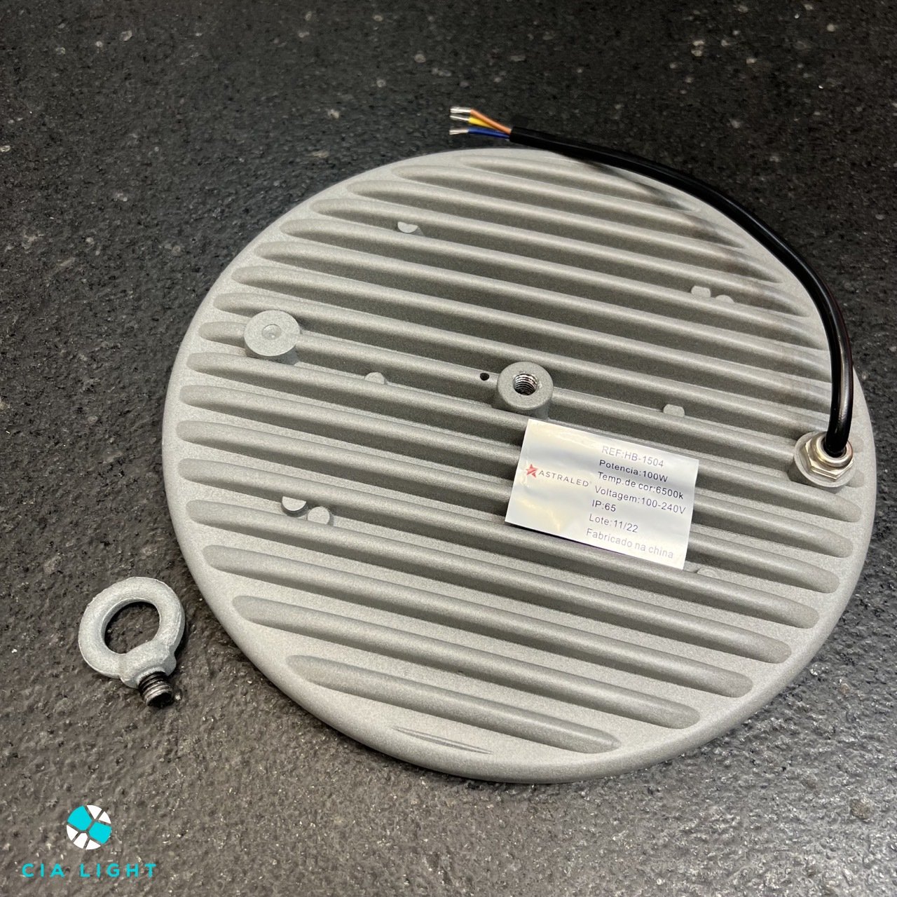 Luminária LED High Bay Balmer Redondo 100w - Astra LED