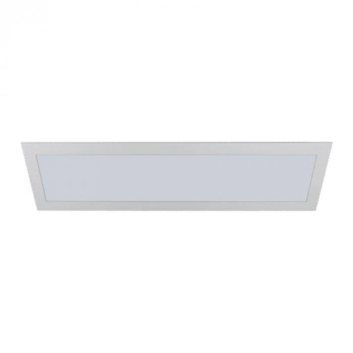 Painel Luminária De Embutir LED Retangular 3000K 18W Bivolt 60x15x3,8cm ...