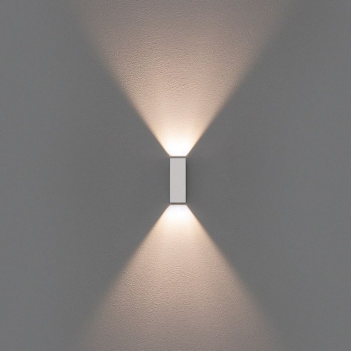 Arandela Led Wall Mini Retangular Facho Duplo Aberto 3000K 5W 10x3,6x2cm - Stella STH9730BR/30