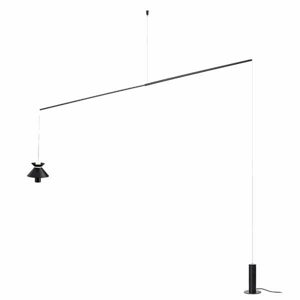 Pendente Cordel LED Bivolt Preto / Branco 15X13CM 7W 2700K 350LM ...