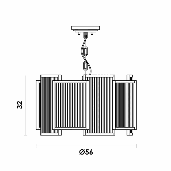 Pendente Strato Ø56x32cm Metal e Vidro Transparente e Dourado - Bella ...