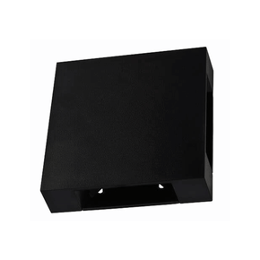 Arandela de Parede LED Kamuy 12X12X3CM 3000K 4W 240LM 100 / 240V Preto - Astraled AD-4051