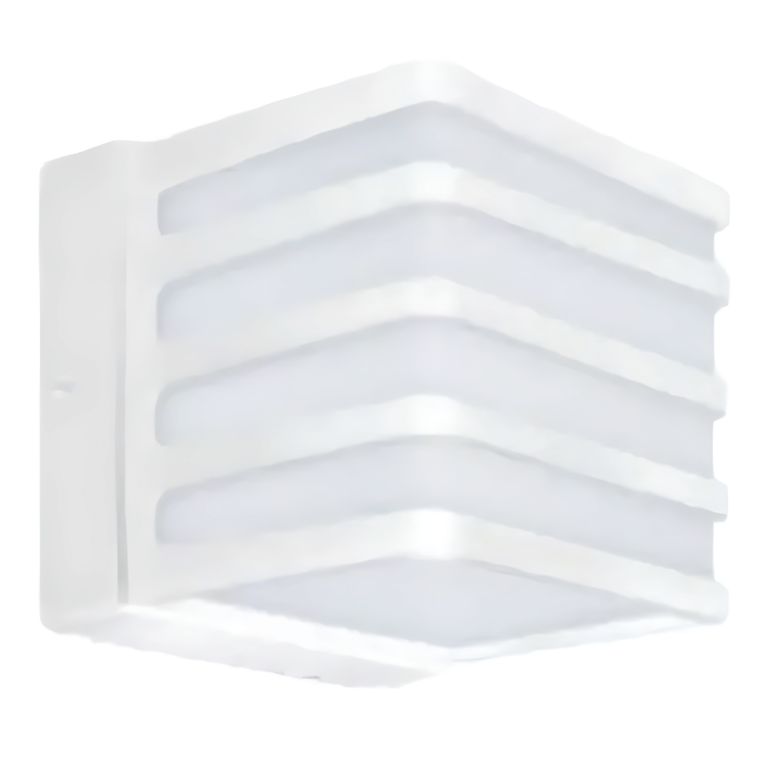 Arandela de Parede LED Ornel Externo 8W 3000K Bivolt 11,5x11,5x11,5cm ABS Branco - Astraled AD-4082