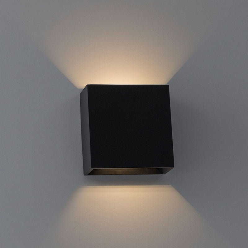 Arandela de Parede LED Dron Quadrado Facho Duplo Ajustável Externo 3000K 4W Bivolt 12x12x5cm ...