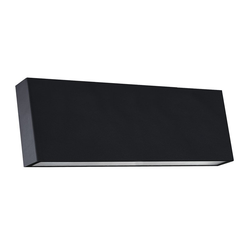 Arandela de Parede LED Voky Retangular Facho Duplo Ajustável Preto 3000k 12W 30CM. Nordecor - 6697