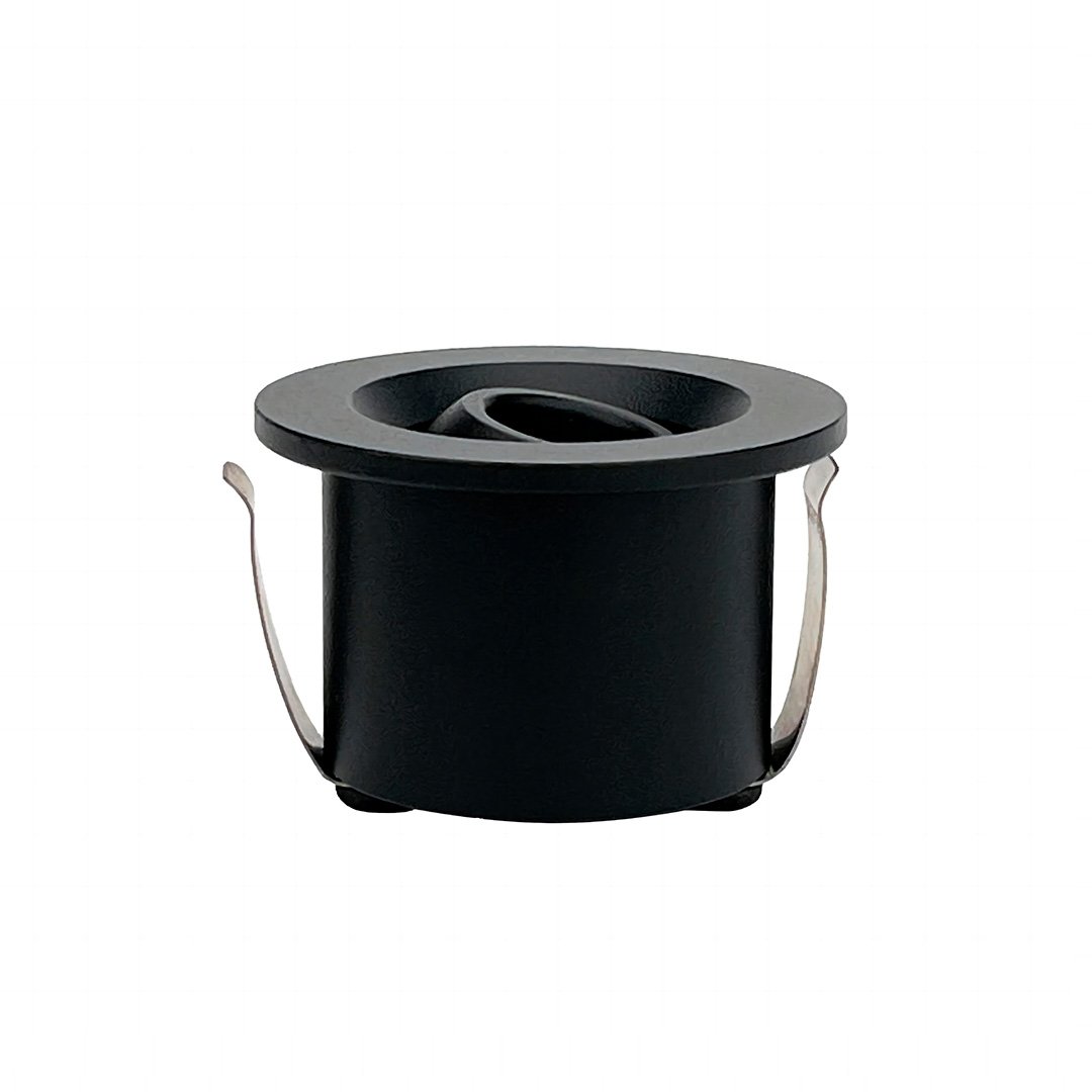 Mini Spot de Embutir LED Ollo Redondo 2,7xØ4cm 1W 3000K IRC90 Preto ...