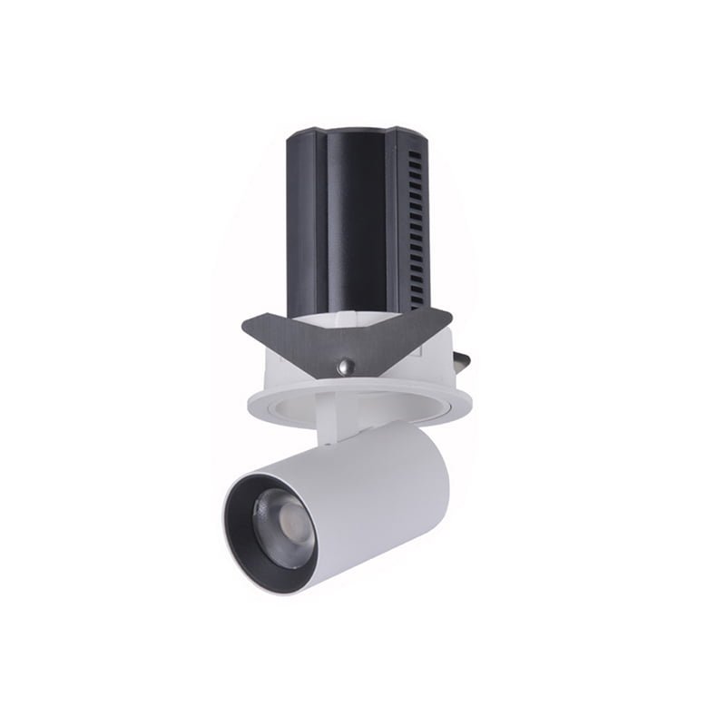 Spot de Embutir LED Retrátil Aiva 24° 12W 2700K IRC97 Alumínio Branco ...