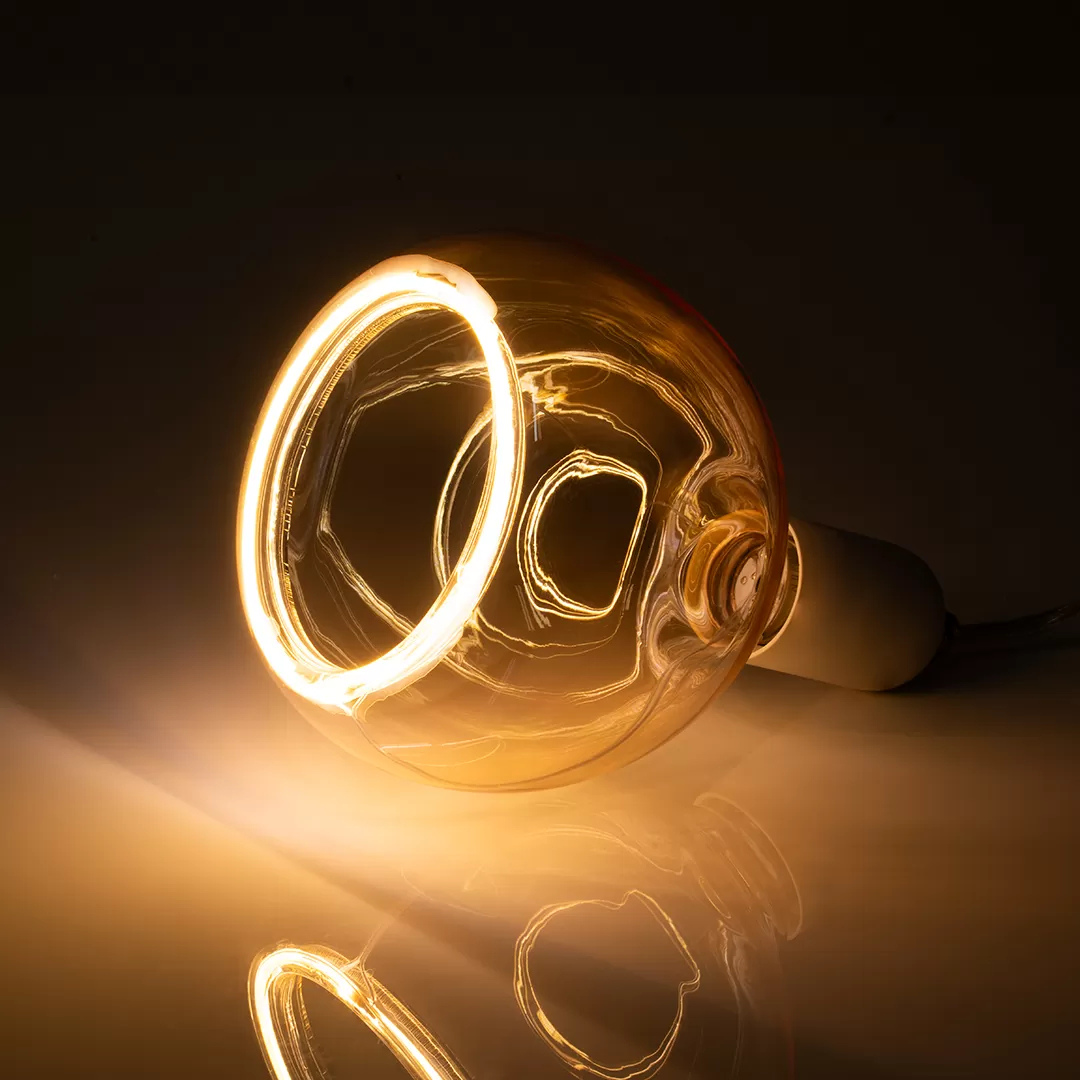 Lâmpada Filamento LED Arun Fil 5W 2400K Acrílico Vidro Âmbar - Nordecor ...