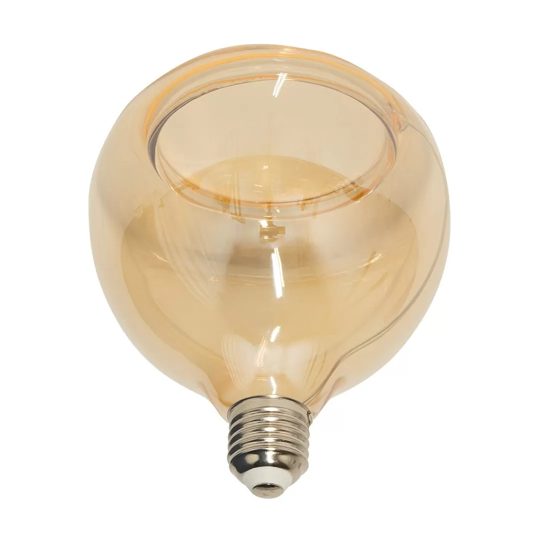 Lâmpada Filamento LED Arun Fil 5W 2400K Acrílico Vidro Âmbar - Nordecor ...