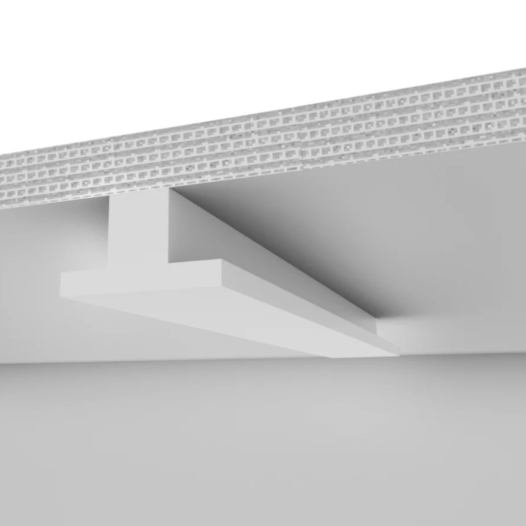 Perfil de Sobrepor Up Linear para Fita LED 151x7x4cm Alumínio - Newline ...