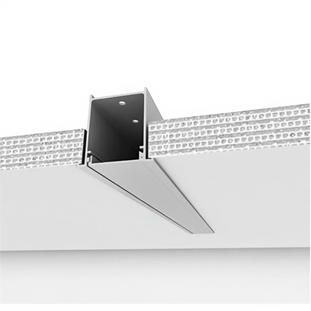 Perfil de Embutir FIT 40 Sistema Linear 50x5,2x5,5cm Alumínio e ...